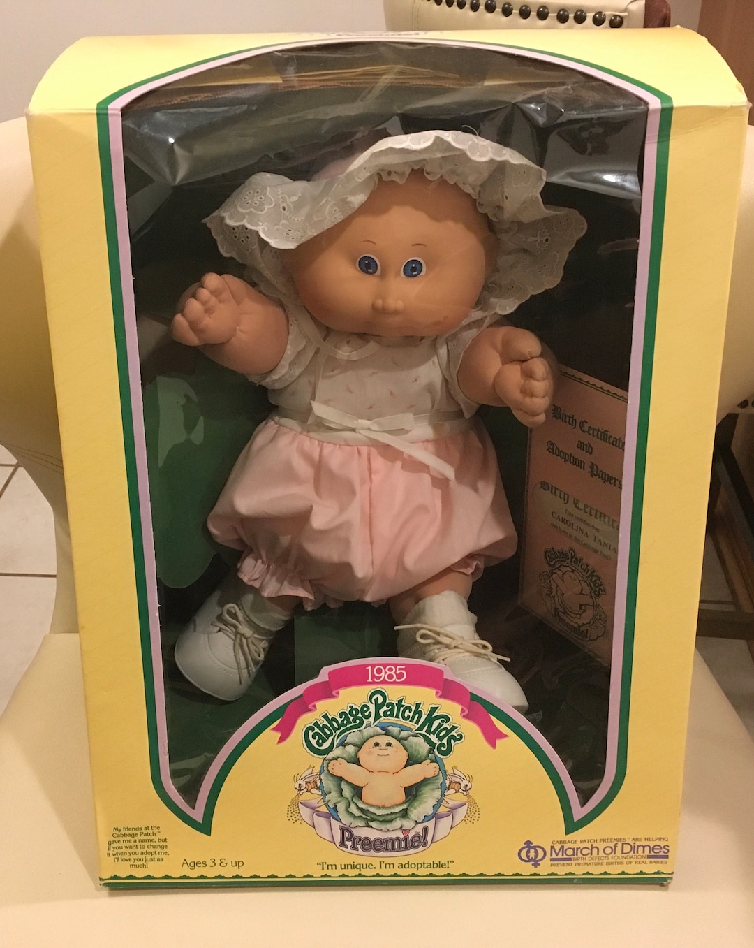 1985 Cabbage Patch Kids Preemie! COLECO Carolina Tania - New in Box - Etsy