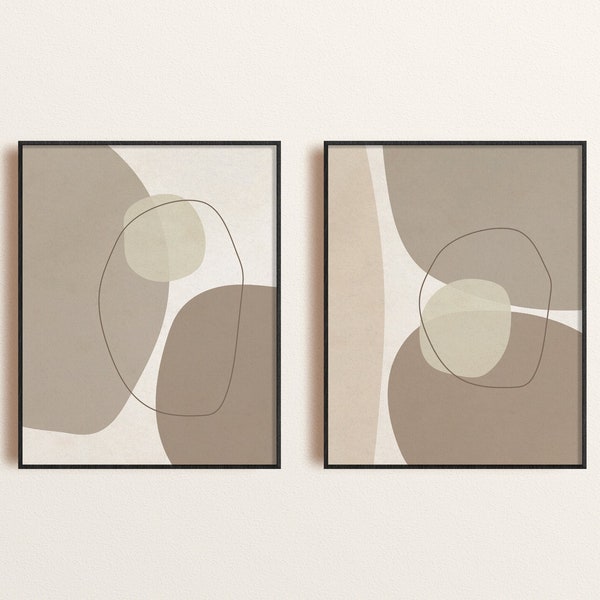 Geometric Print Wall Art - Etsy