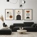 Mid Century Modern Printable Wall Art Set of 3, Neutral Abstract ...