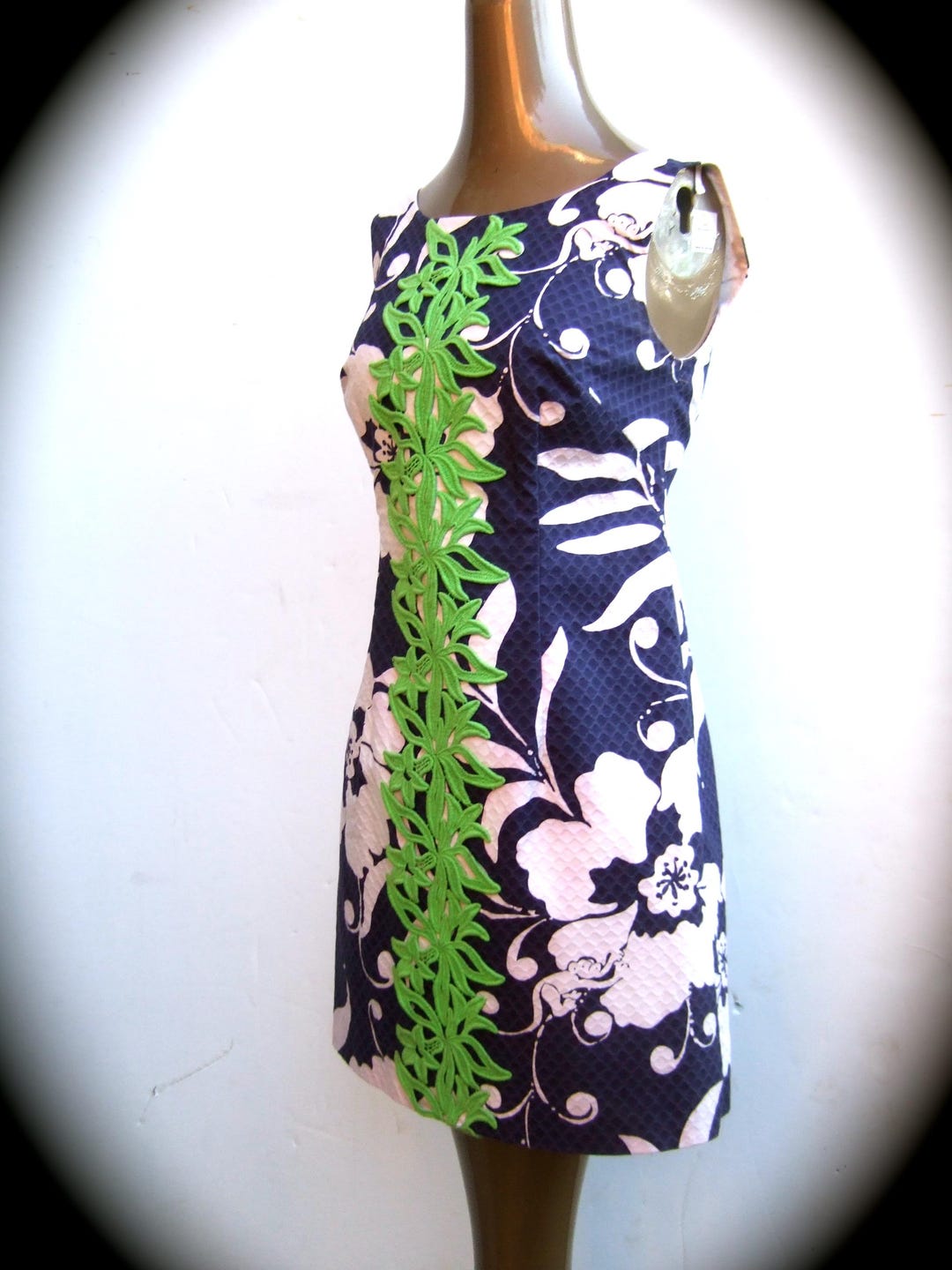 Lilly Pulitzer Chic Cotton Print Applique' Summer Dress US Size 2 C ...