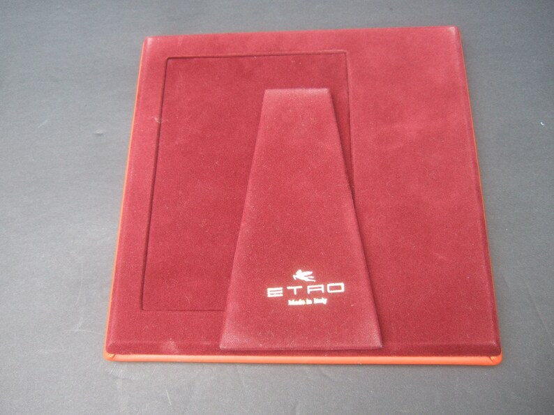 ETRO Italian Orange Leather Photo Frame Display - Etsy
