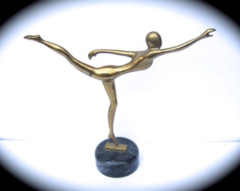 Brass Woman Statue | Etsy