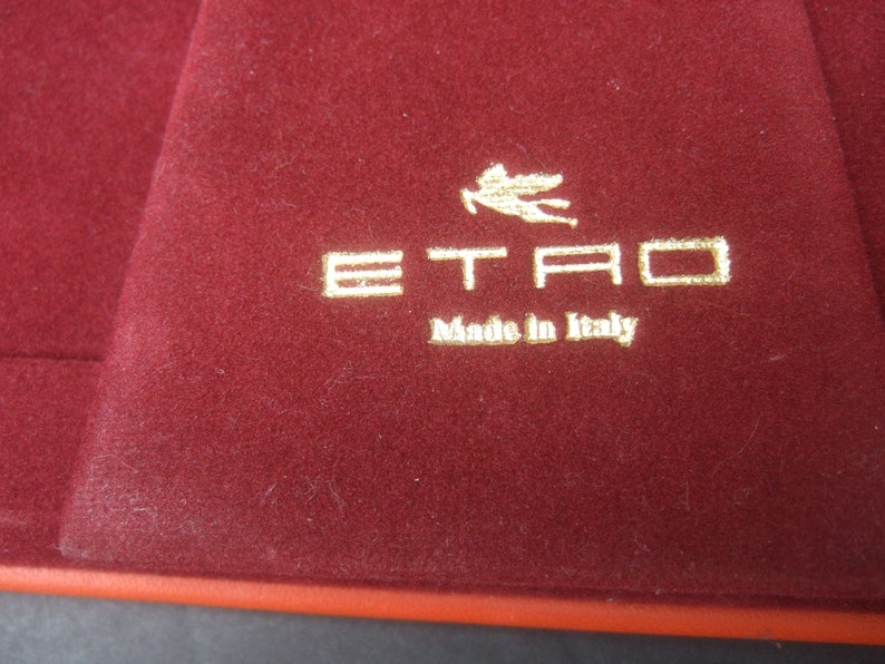 ETRO Italian Orange Leather Photo Frame Display - Etsy