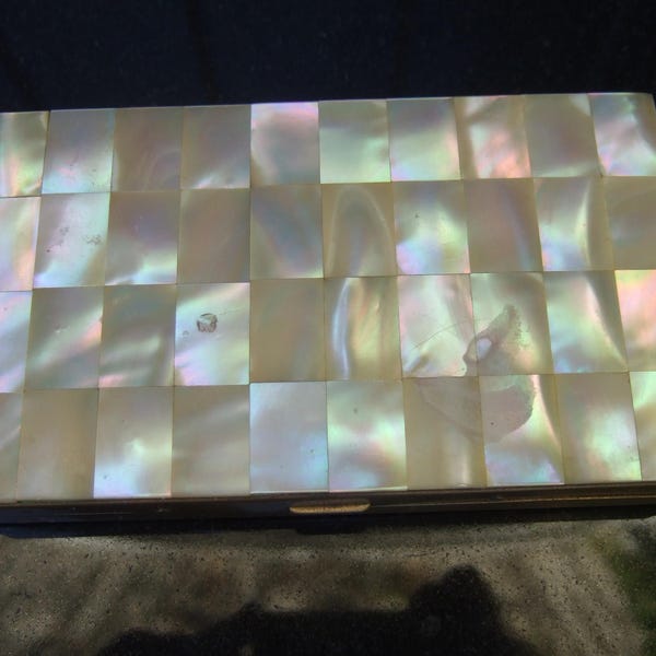 Mother of Pearl Vanity Case - Etsy