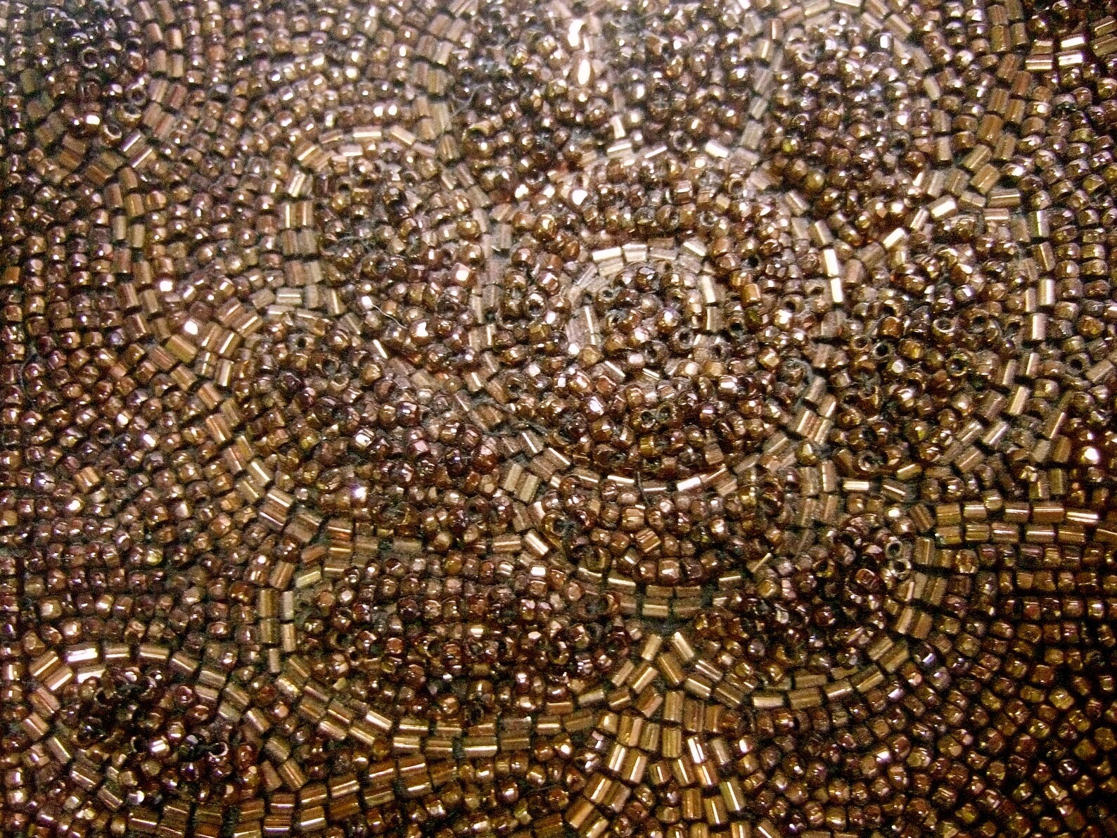 1940s Art Deco Copper Glass Beaded Box Purse - Etsy