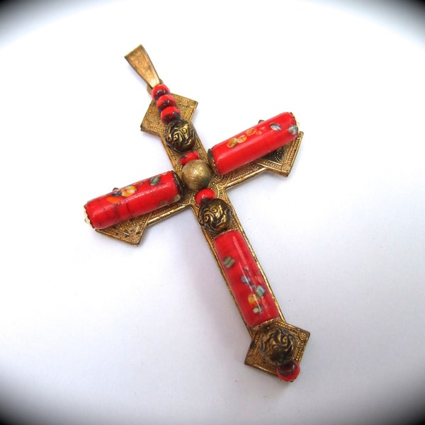 Ornate Cross Pendant - Etsy