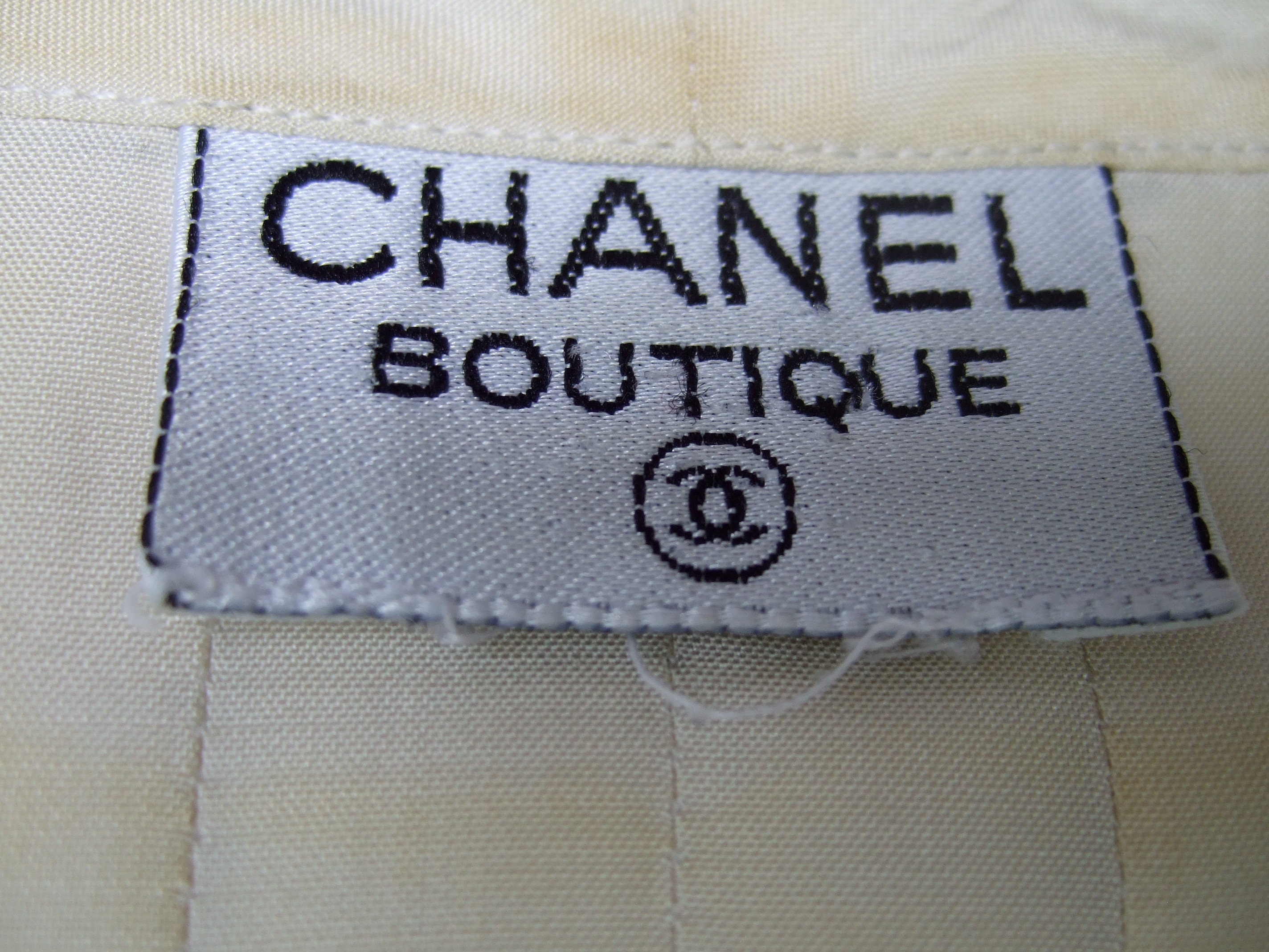 Chanel Boutique Label
