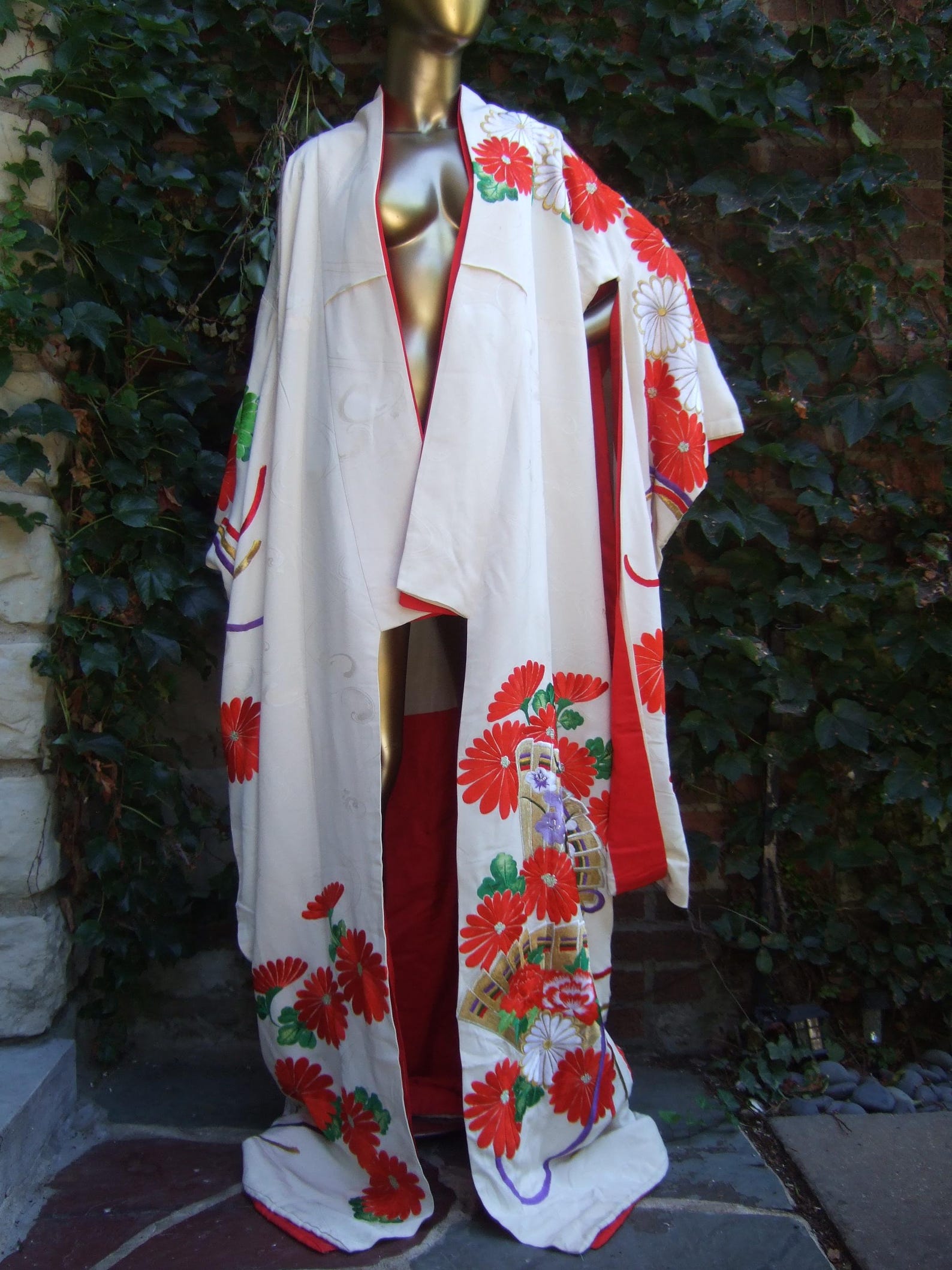 Exotic Heavily Embroidered Draped Kimono C 1970s - Etsy