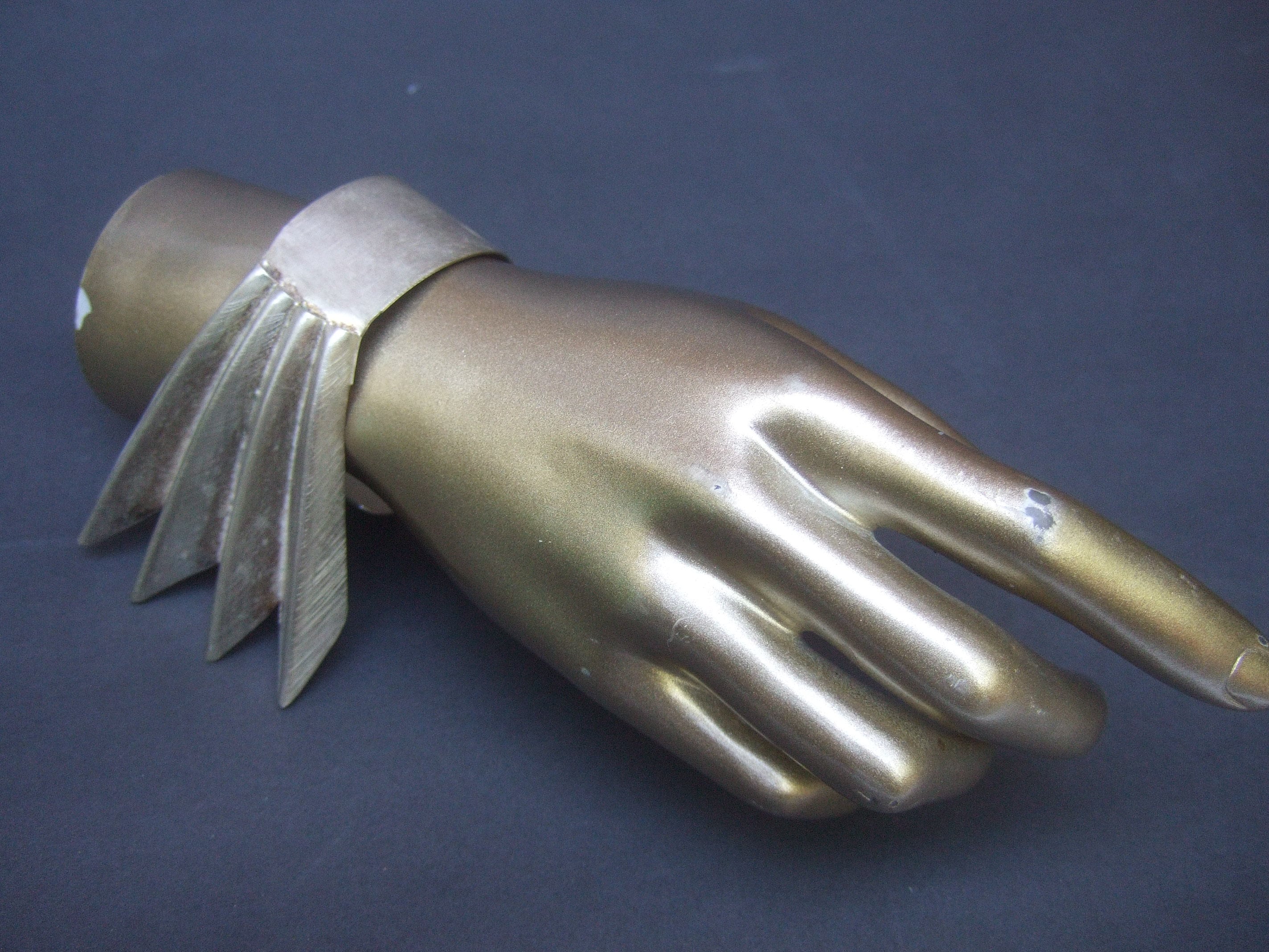 Avant-garde Sterling Silver Futuristic Artisan Cuff Wide - Etsy