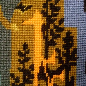 Exquisite Artisan Handmade Needlepoint Four Seasons Large Wall Mural in ...