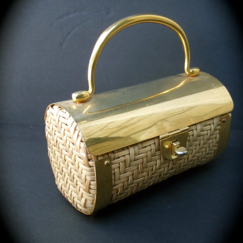 Wicker Handbag - Etsy