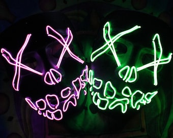 Neon Purge Mask - Etsy