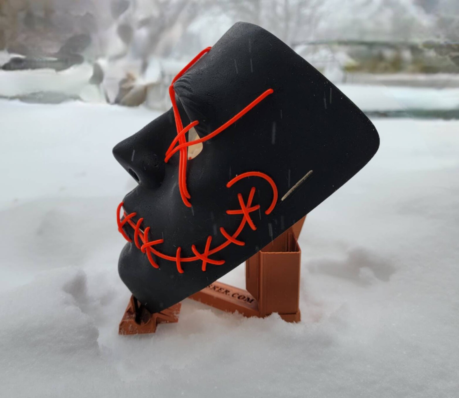 Custom Mask Display Stand 3D Printed Display Stand Battery | Etsy