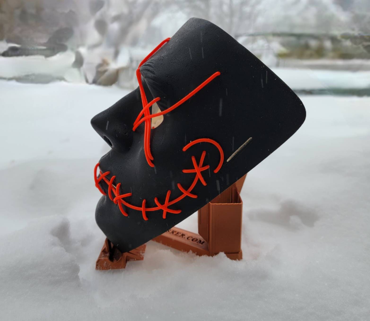 Custom Mask Display Stand 3D Printed Display Stand Battery | Etsy