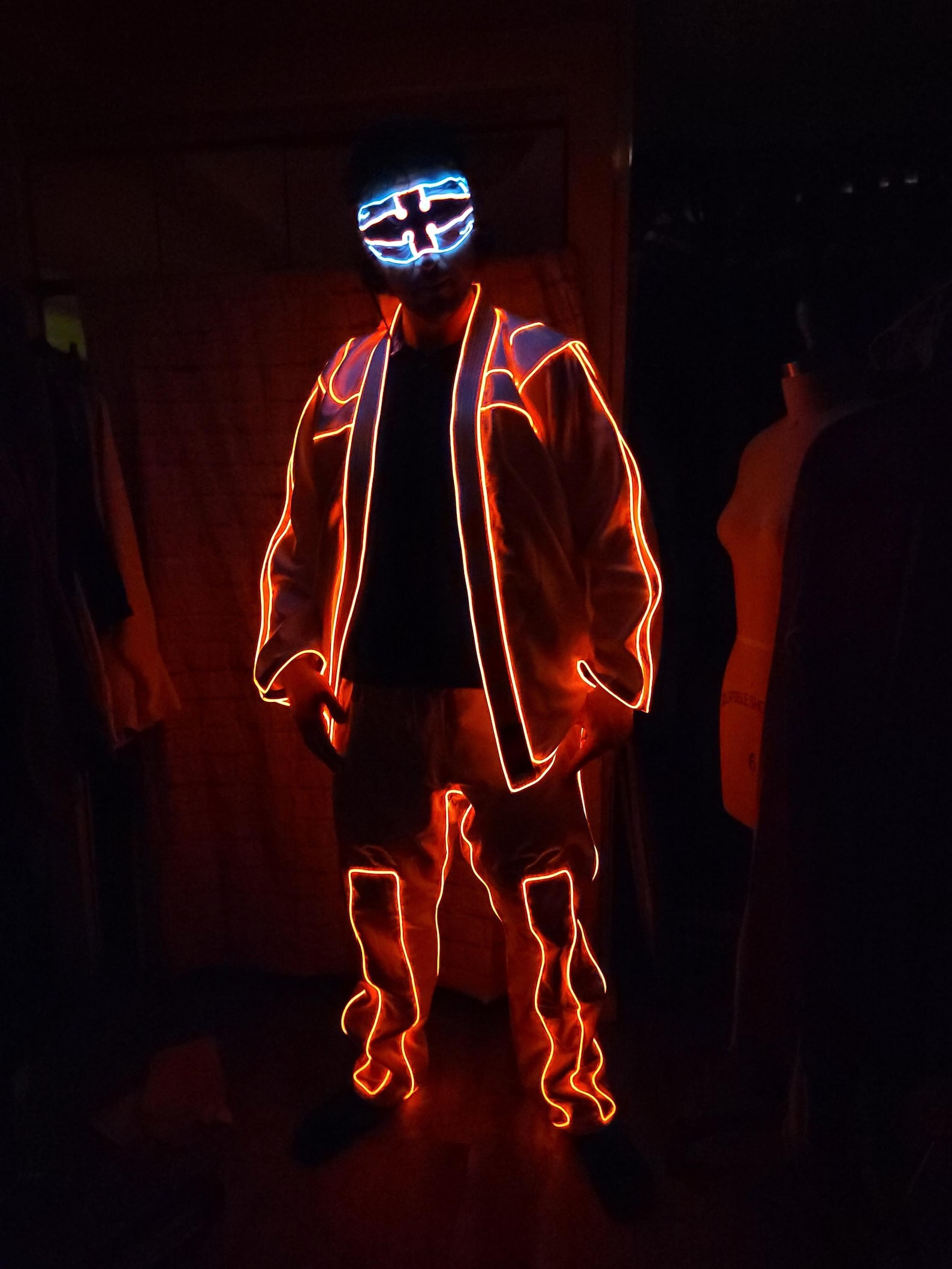Custom Light up Apparel – Handmade EL Wire Glow Clothing | LED Festival ...