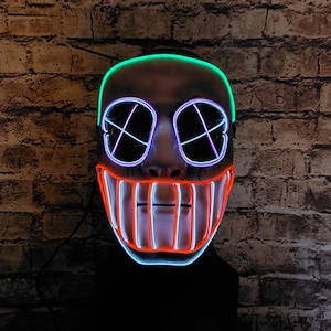 Steam Punk -handmade Mask,el Wire Neon,prop,art,rave Outfit,halloween ...