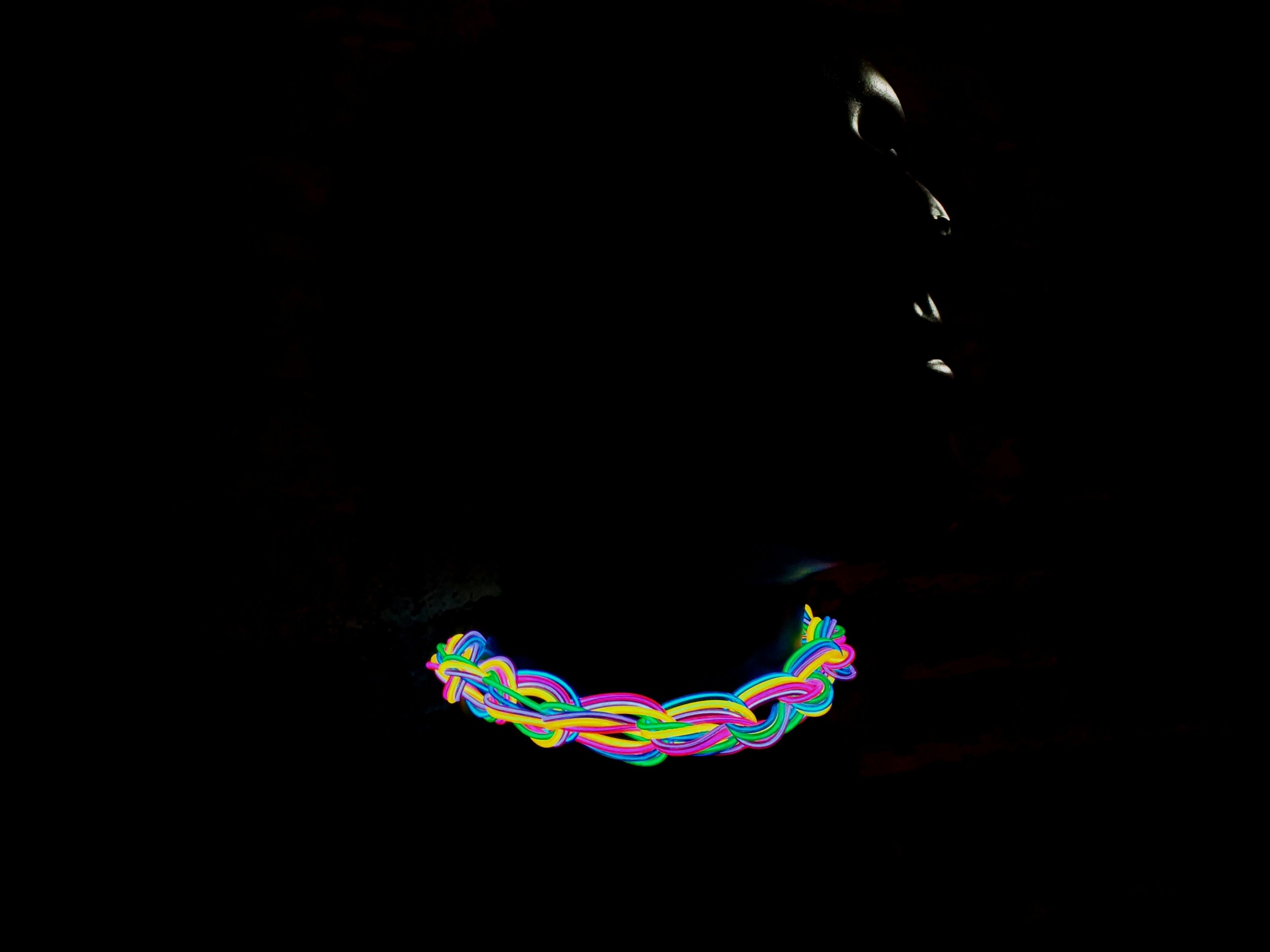 Rainbow Glow Headband ™handmade Light up EL - Etsy