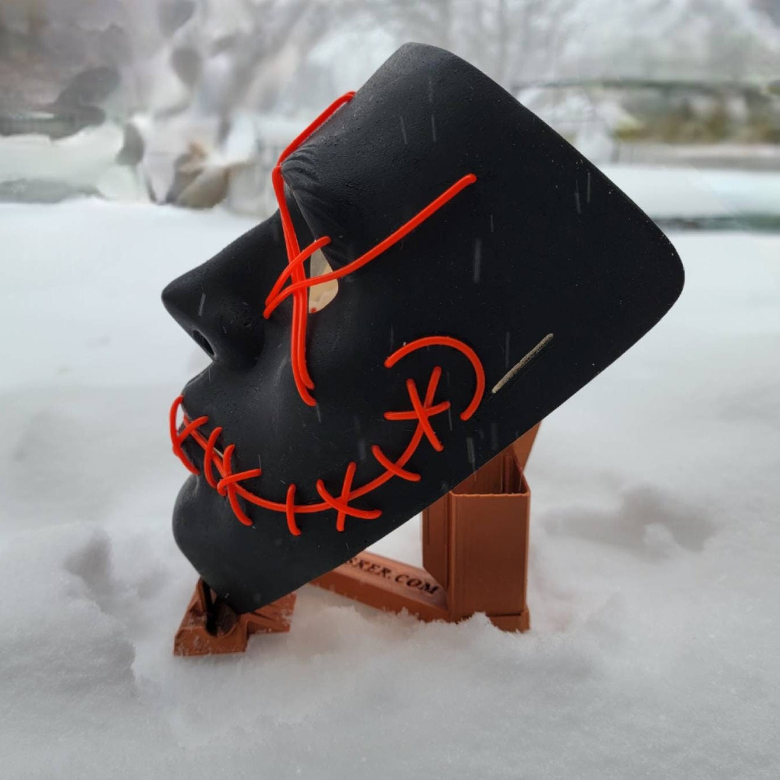 Custom Mask Display Stand Printed Display Stand Hand - Etsy