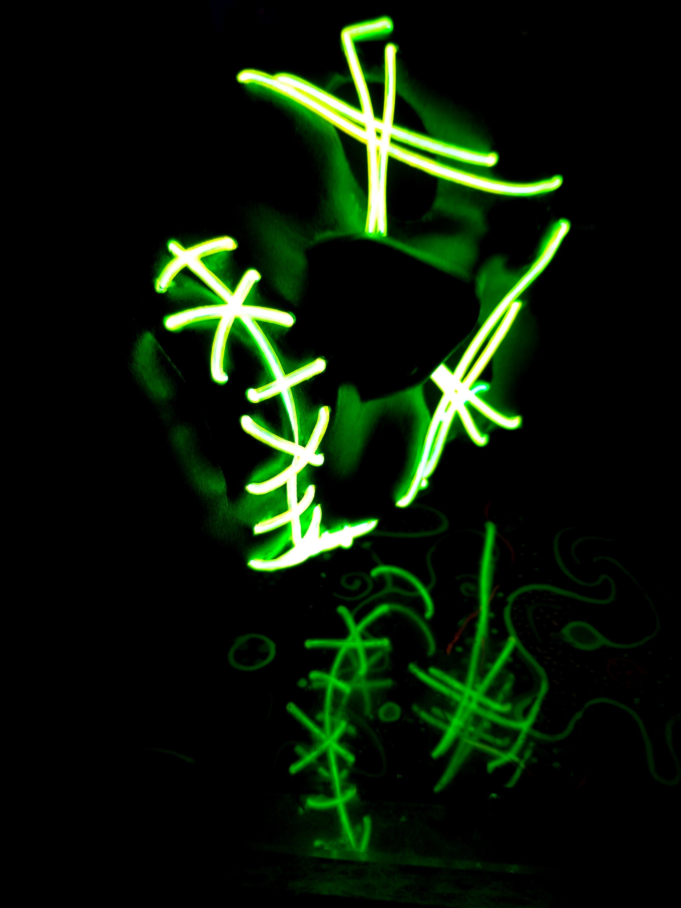 The Smirk Neon Mask, Handmade,el Wire,purge,prop,art,rave Outfit ...