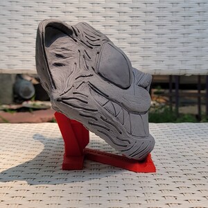 Custom Mask Display Stand ~ Printed Display Stand, Hand Designed, Mask ...