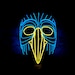 NIGHT OWL -neon Mask Handmade,el Wire,owl,hawk,outfit,animal Mask,edm ...