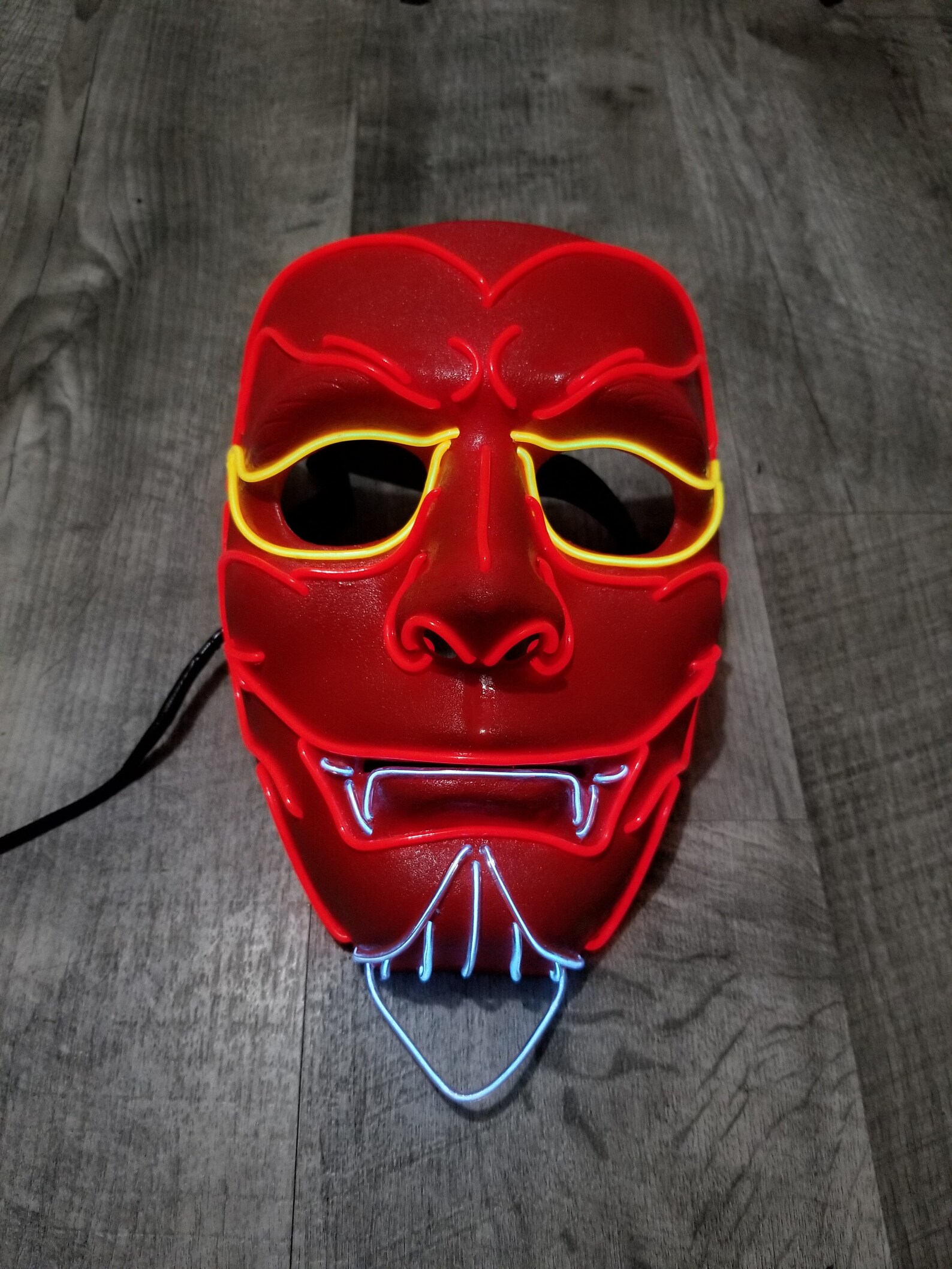 DEVIL LED Light up Maskel | Etsy