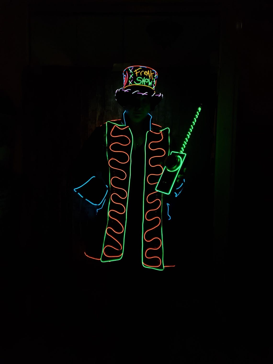 Custom Light up Apparel – Handmade EL Wire Glow Clothing | LED Festival ...