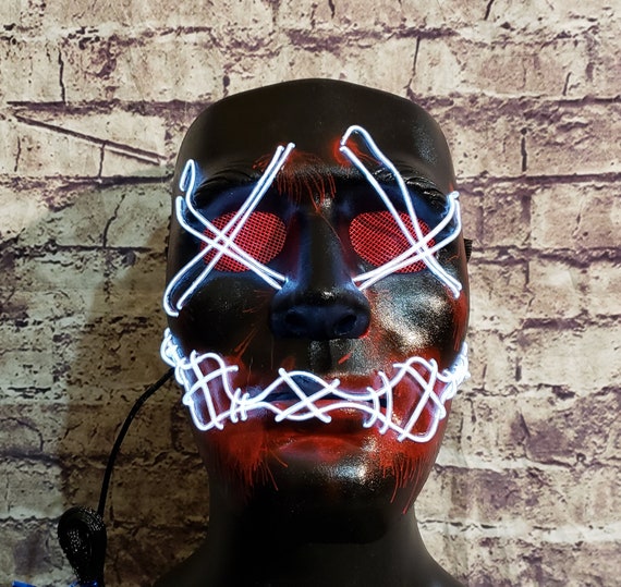 Sitches Neon Mask Handmadeel - Etsy