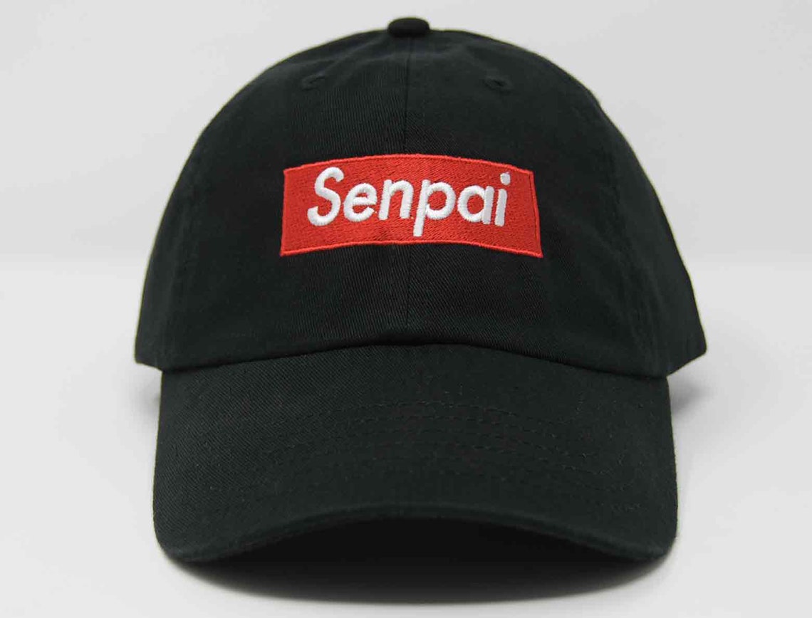 Senpai Hat Embroidered Anime Kawaii Hentai | Etsy