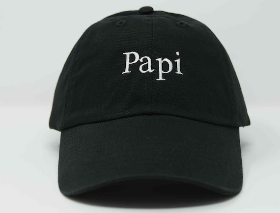 Papi Hat Embroidered Design Daddy Funny | Etsy