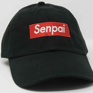 Senpai Hat Embroidered Anime Kawaii Hentai - Etsy