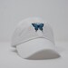 Blue Butterfly Hat Embroidered - Etsy