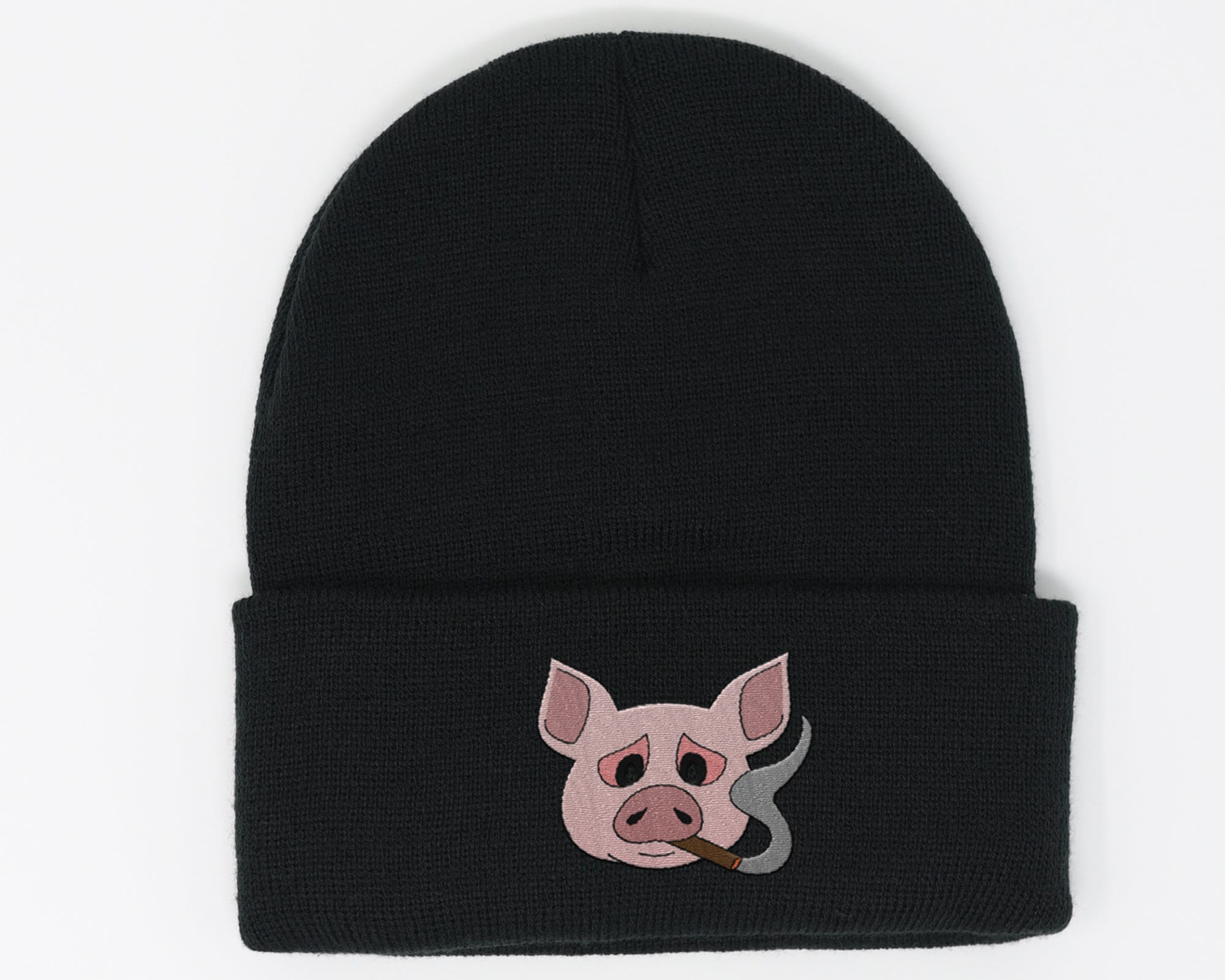 Pig Smoking Blunt Beanie Weed Cannabis 420 Regalo Lamiendo - Etsy España