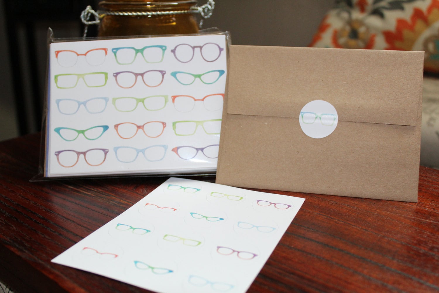 Eye Love Glasses Card Set - Etsy