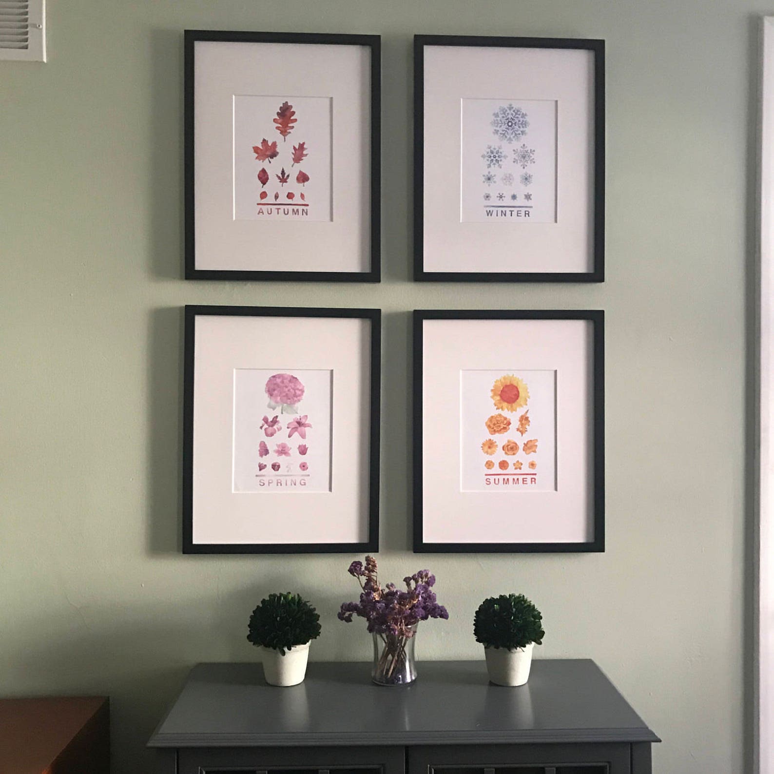 Spring Seasonal Eye Chart 8x10 Print - Etsy