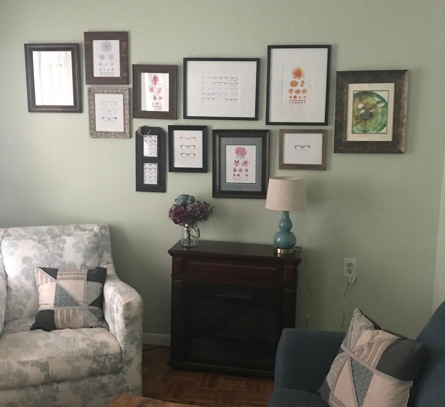 Spring Seasonal Eye Chart 8x10 Print - Etsy