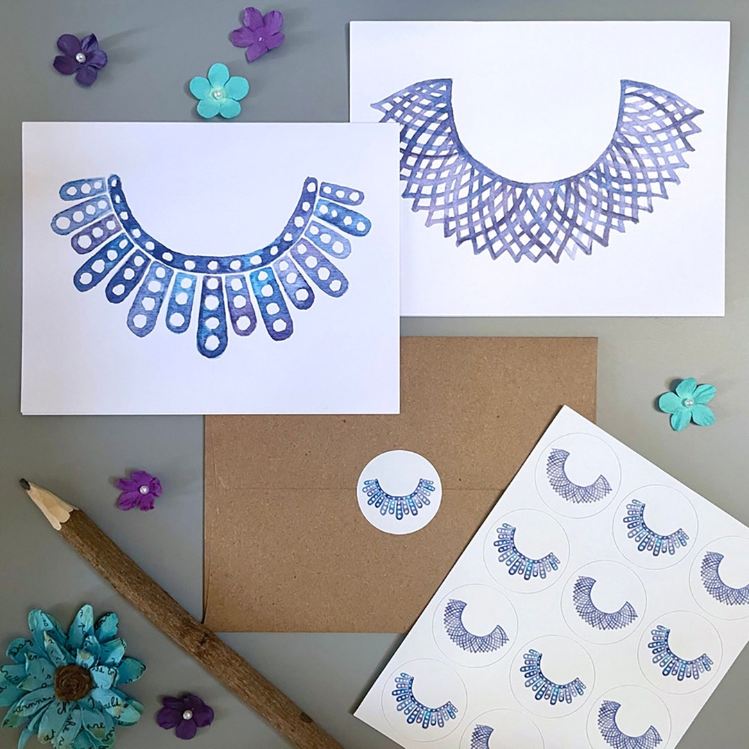 RBG Note Card Set - Etsy