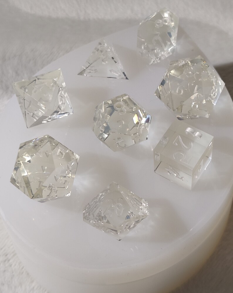 Sharp Edge Dice Slab Mold ELEGANT FONT Cap Style Full Set Plus ...