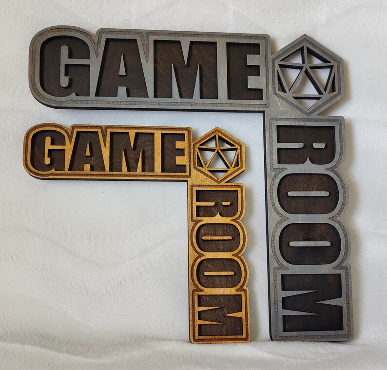 DND game Room Door Sign Wood Door Decor Door Corner Sign - Etsy