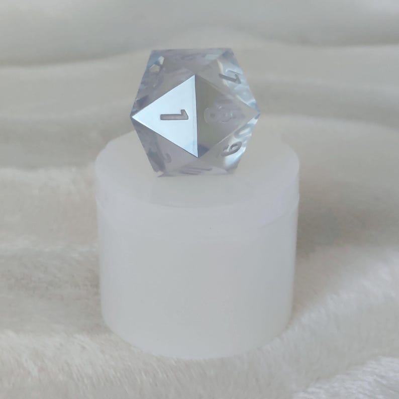 35mm - Chonk Spin-down - D20 Single - Sharp Edge Polyhedral Dice ...