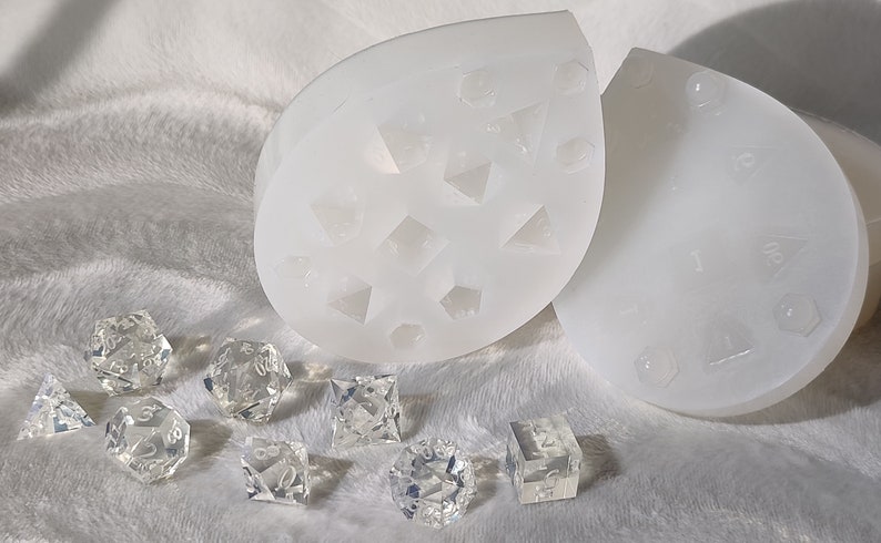 Sharp Edge Dice Slab Mold ELEGANT FONT Cap Style Full Set Plus ...