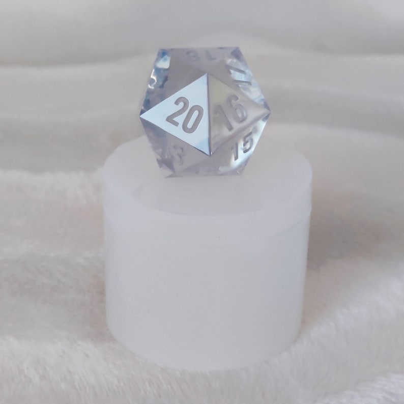 35mm - Chonk Spin-down - D20 Single - Sharp Edge Polyhedral Dice ...