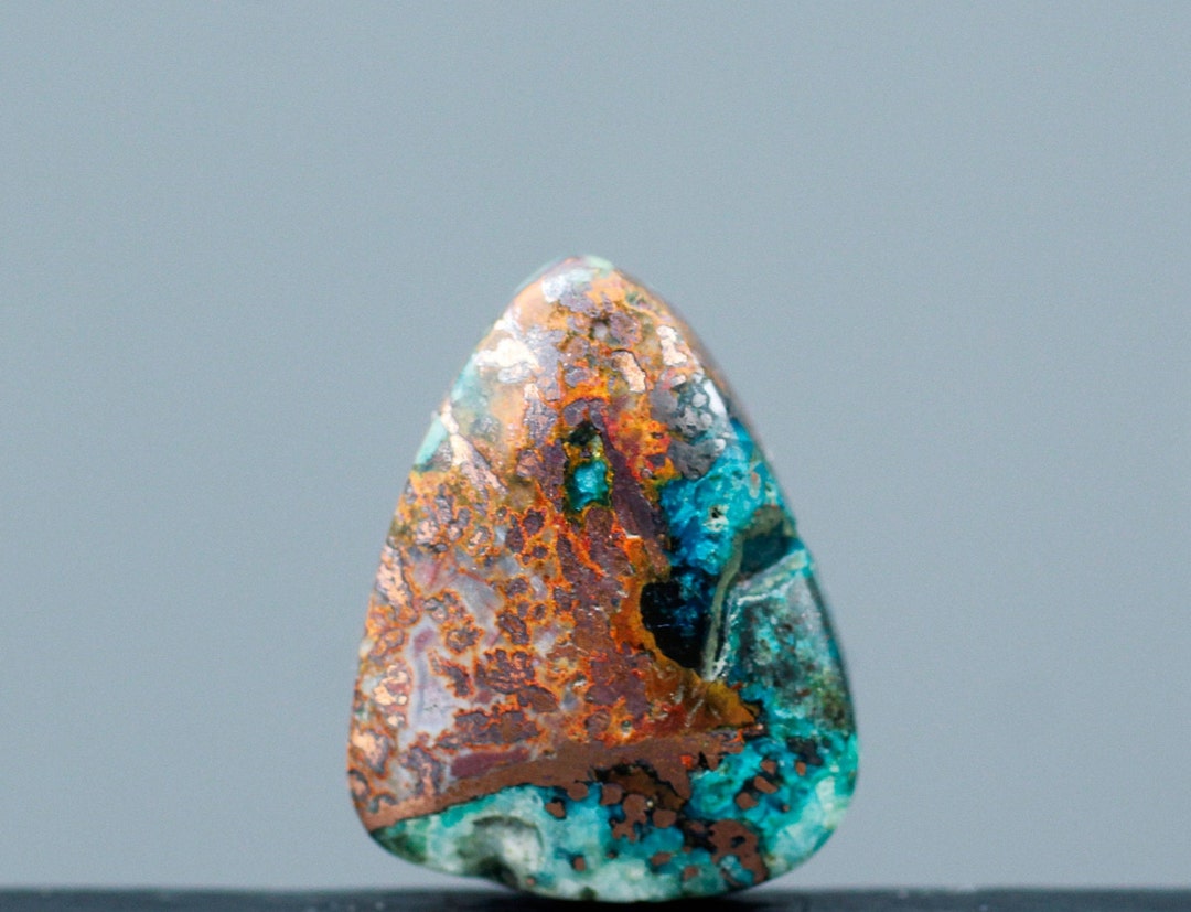 Chrysocolla With Native Copper , Indonesia Chrysocolla Gemstone, Cabochon Jewelry , Jewelry ...