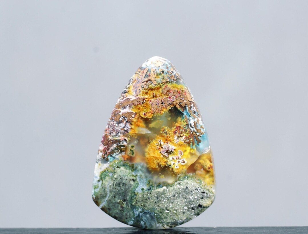 Chrysocolla Quartz Gemstone: Hand Polished Indonesian Bacan Stone - Etsy