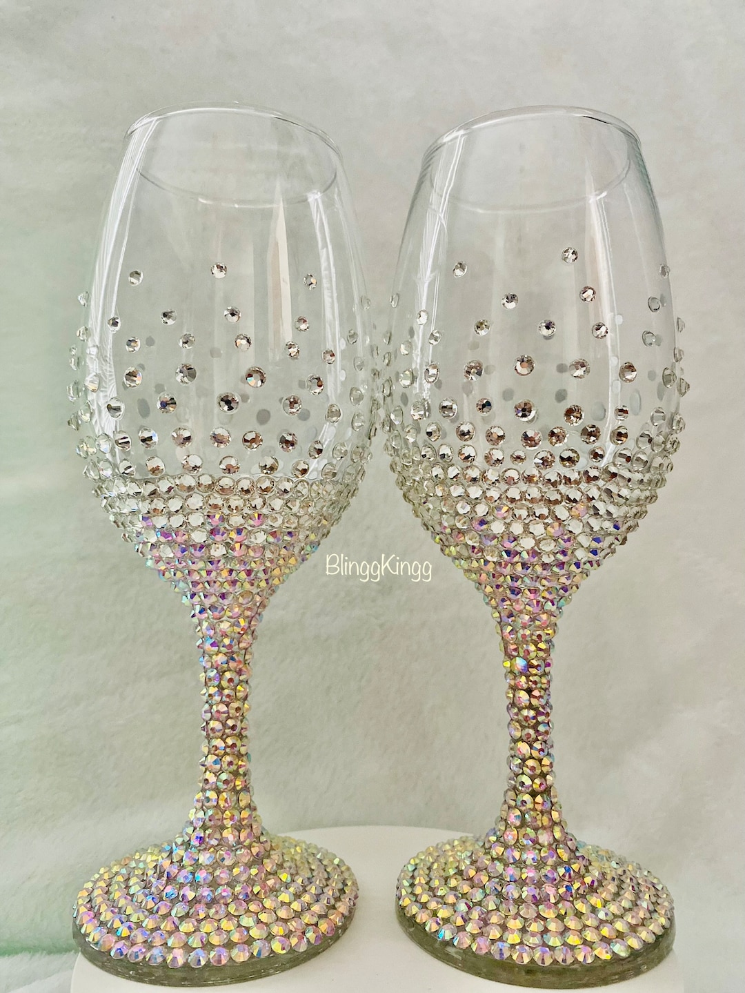Bling Wine Glass - Etsy