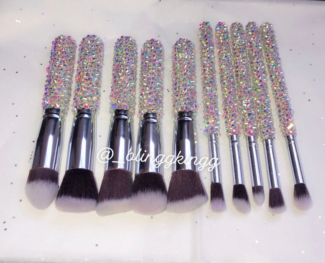 Bling Makeup Brushes - Etsy