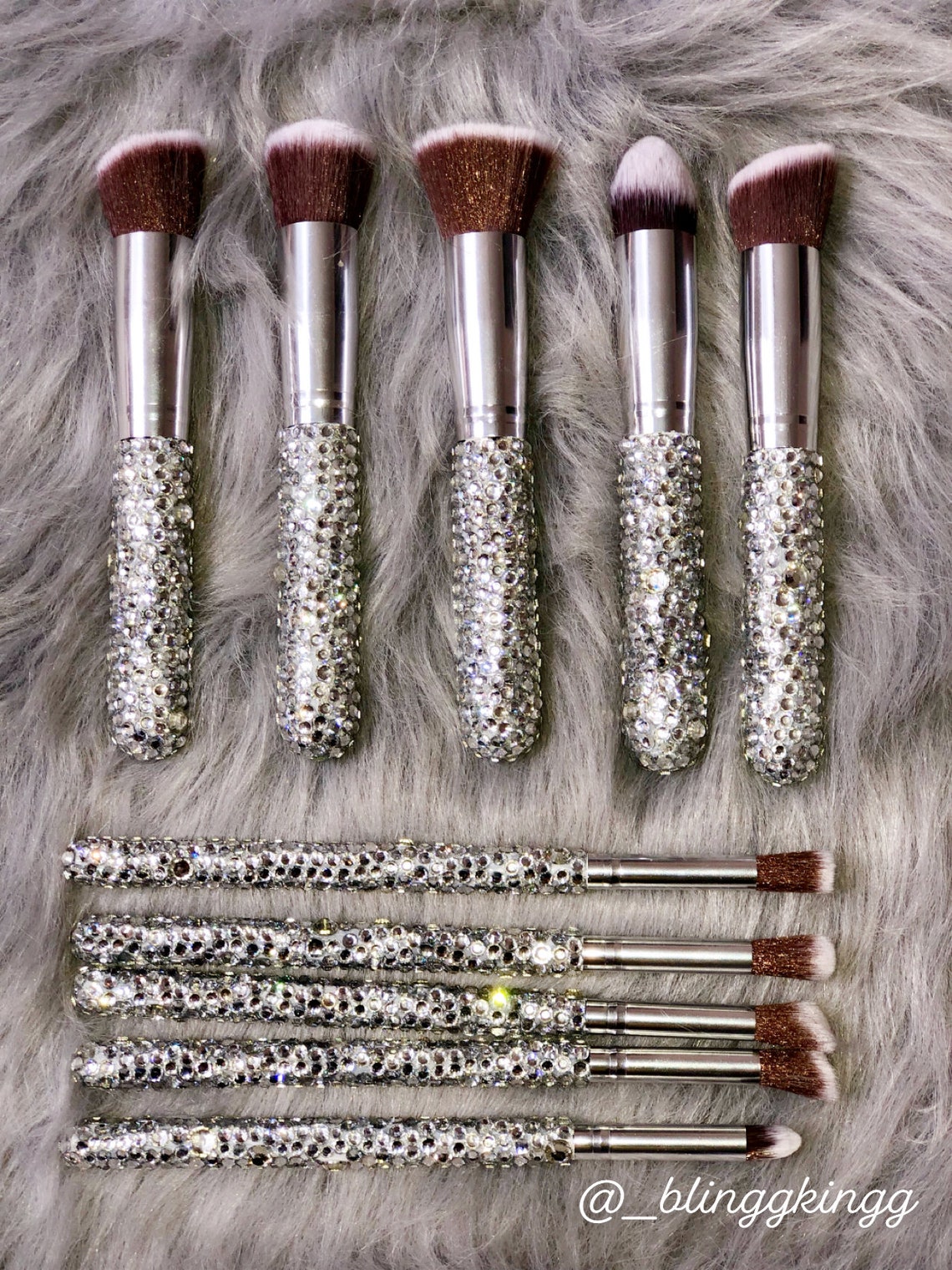 Bling Makeup Brushes - Etsy
