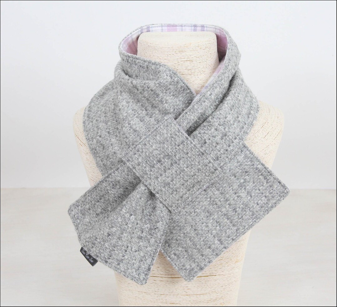 Tweed Neck Warmer, Winter Scarf, Crossover Scarf, Ladies Snood, Abraham ...