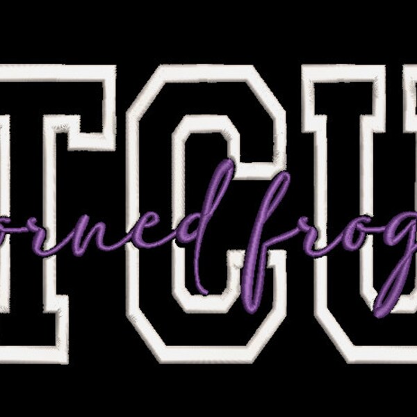 Tcu Horned Frogs - Etsy