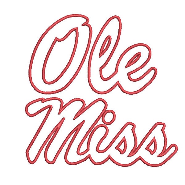 Ole Miss Applique - Etsy